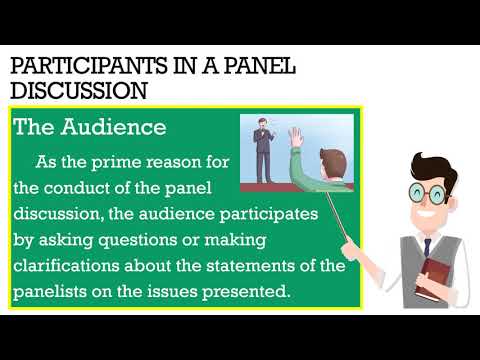 Information from Panel Discussions
