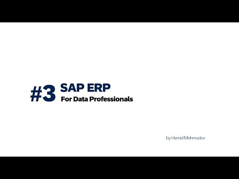 3. SAP ERP Modules