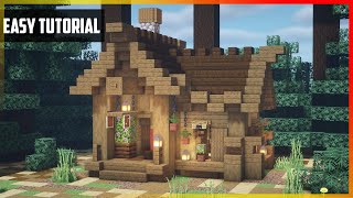 Minecraft | How to Build Oak Starter House | Easy Survival Starter ...