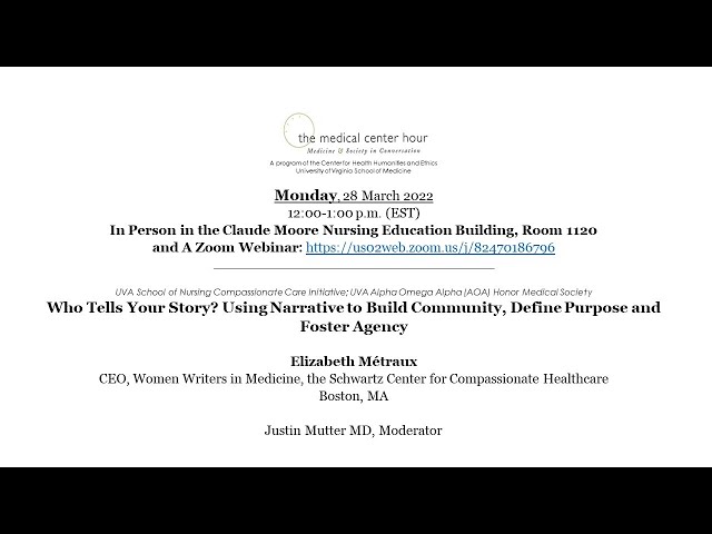 Who Tells Your Story? The Power of Narrative in Building Community and ...