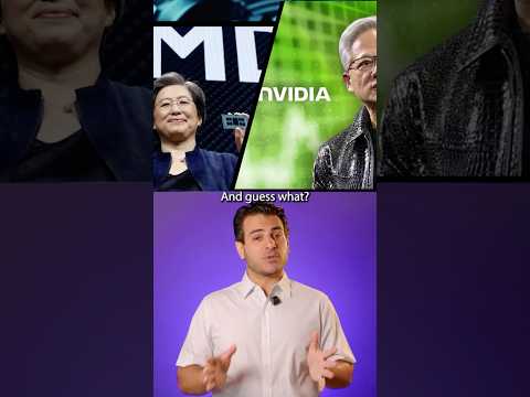 AMD stock is soaring over 8% as the company makes aggressive moves in AI! #shorts