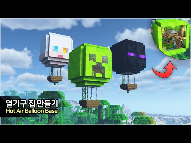 7 best Minecraft hot air balloon builds