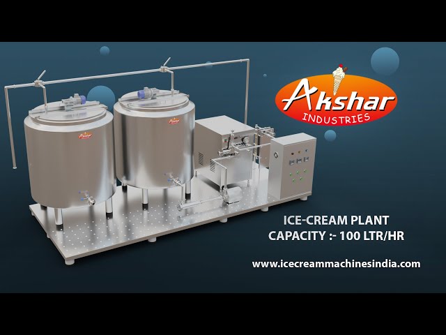 Ice Cream Mix Plant - 200 Liter/Hour Ice Cream Plant Manufacturer from ...