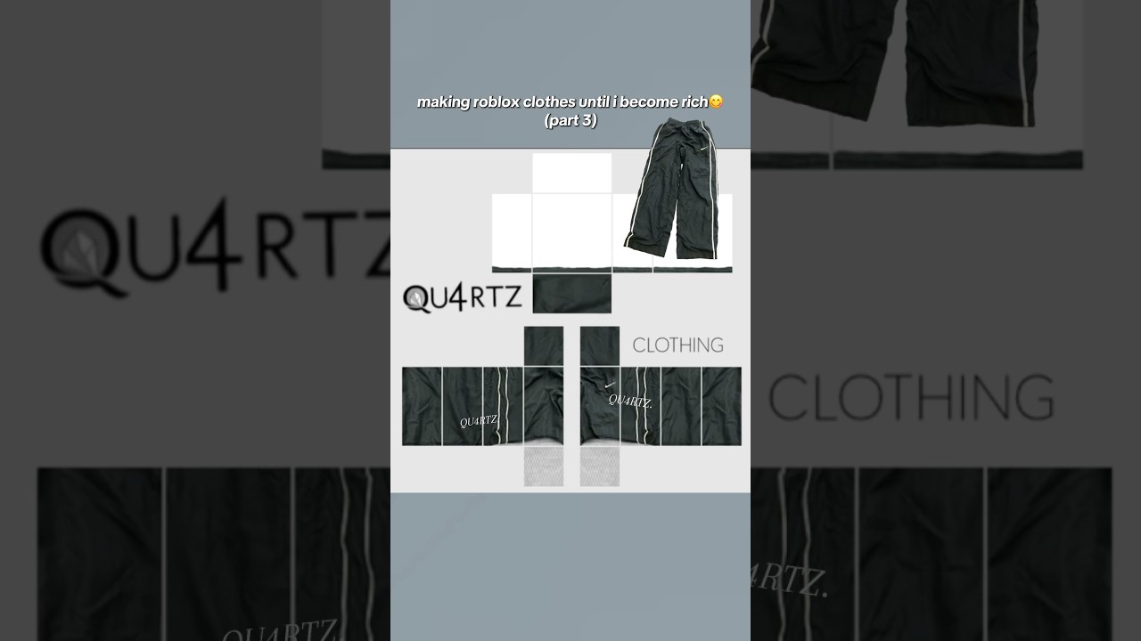 SHIRT WAS ALSO MADE BY MEEE #roblox #makingclothes #avatar #clothes #pants #nike #tutorial