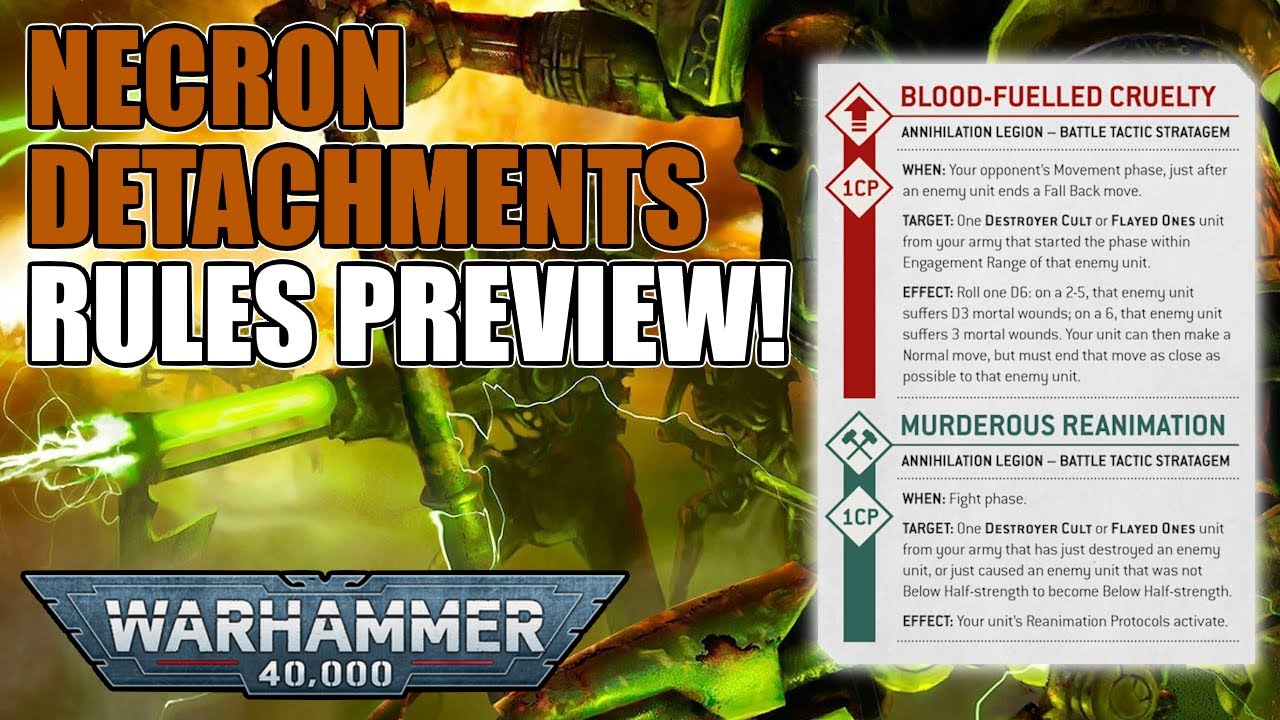 New Necron HYPERCRYPT & ANNIHILATION LEGIONS PREVIEWED! | Warhammer 40k 10th Edition