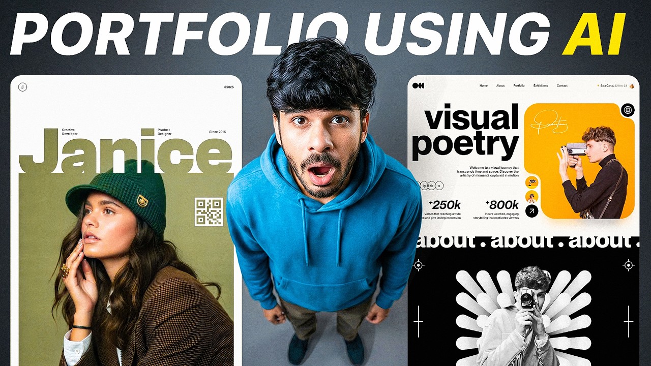 How I'd Build A JOB READY Graphic Design Portfolio In 2026 using AI