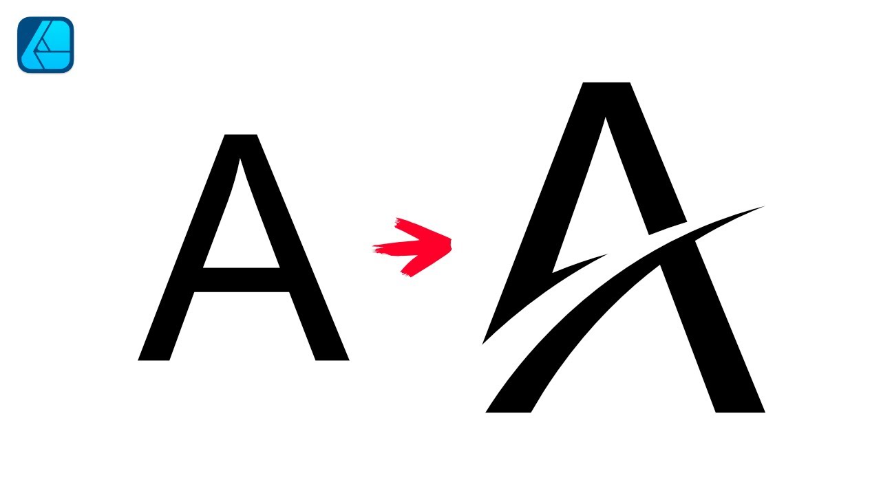 Custom Letter Logo Tutorial In Affinity Designer