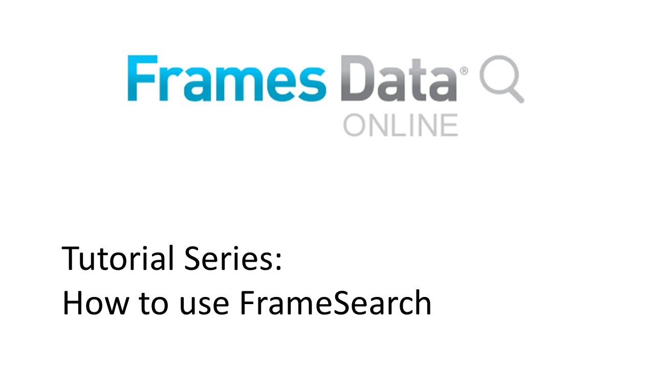 Tutorial Series: How to use FrameSearch