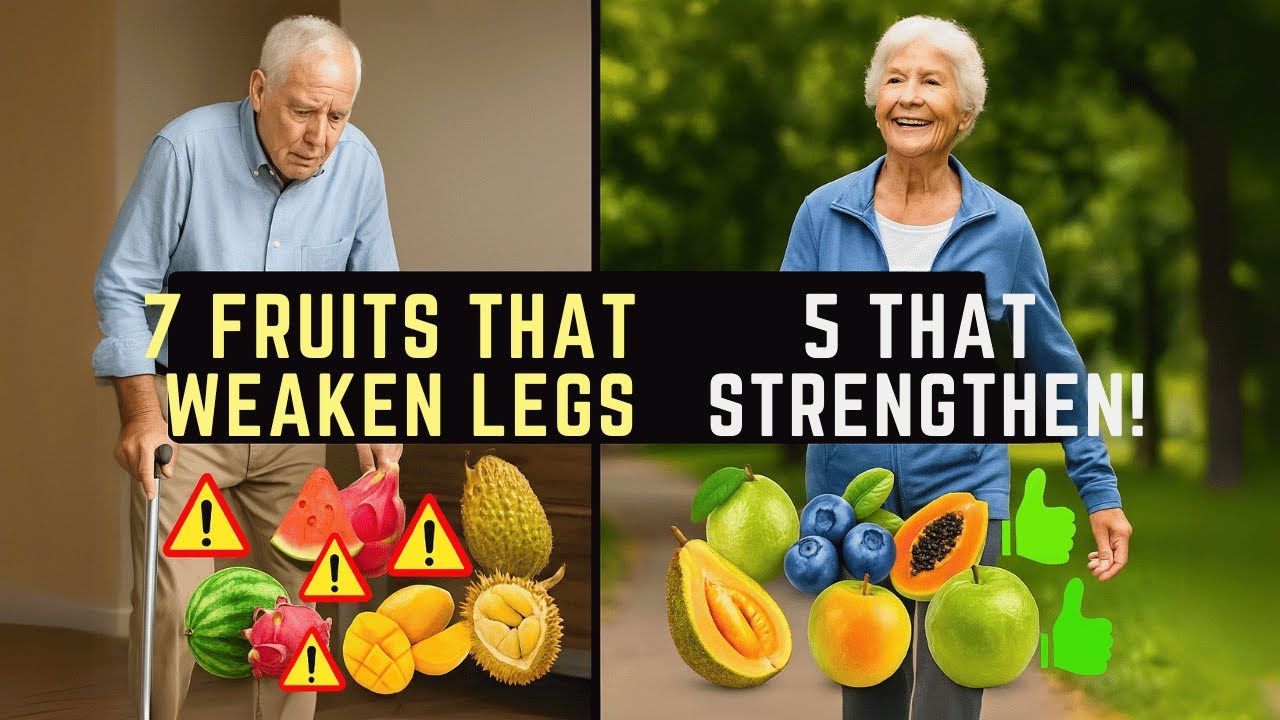 7 Fruits That Weaken Legs and 5 That Strengthen Them – Doctor’s Warning for Seniors!
