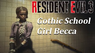 RESIDENT EVIL 3 Gothic School Girl Becca at Resident Evil 3 (2020 ...