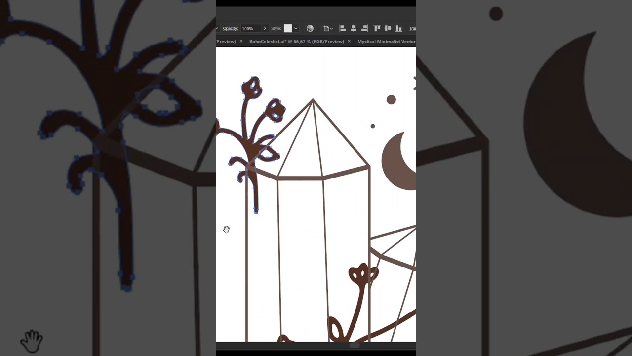 watch me creating a new logo design for a jewelry brand