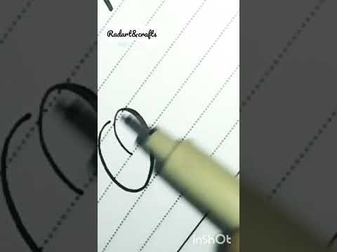 Oo in #cursive #handwriting #art #lettering #calligraphy #youtubeshorts #shortsvideo #viral