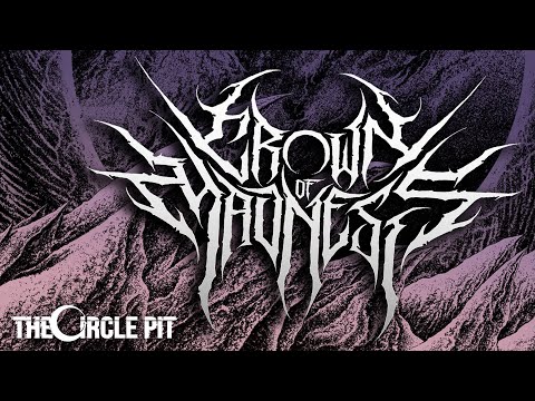 CROWN OF MADNESS ft CLAINE LAMB - False God's Hymn (Official) Blackened Death Metal | The Circle Pit