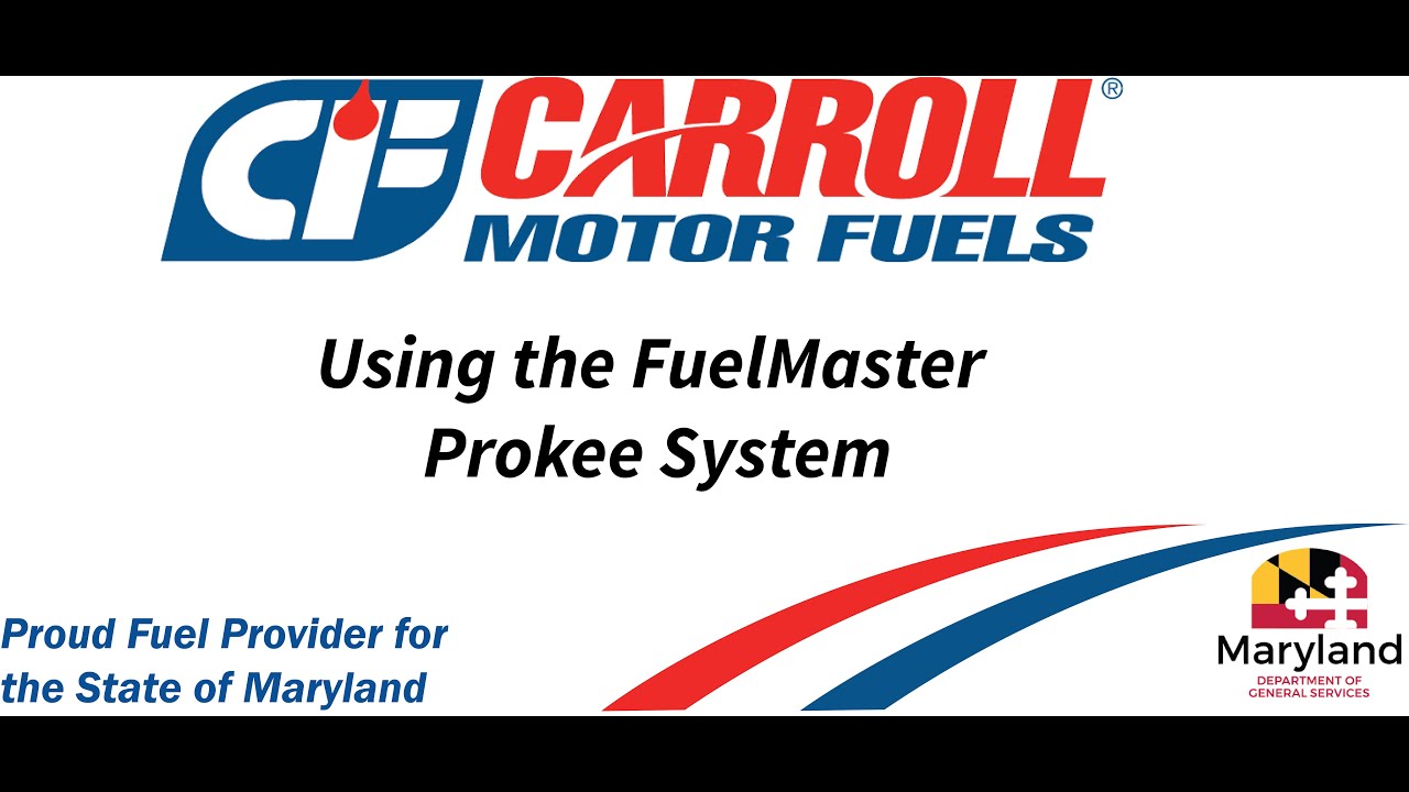 Using the FuelMaster Prokee System