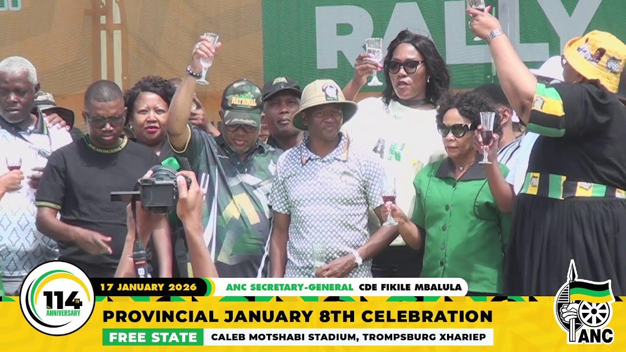 [WATCH LIVE] ANC Provincial January 8th Celebration, Free State.