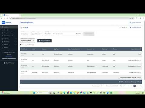 LogButler Demo Video