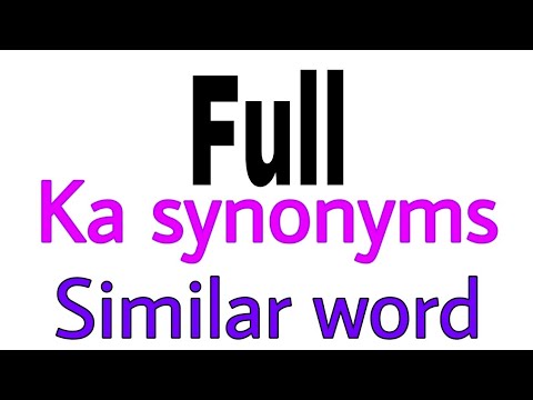 Synonyms of Full | Full ka synonyms | similar word of Full | synonym of Full