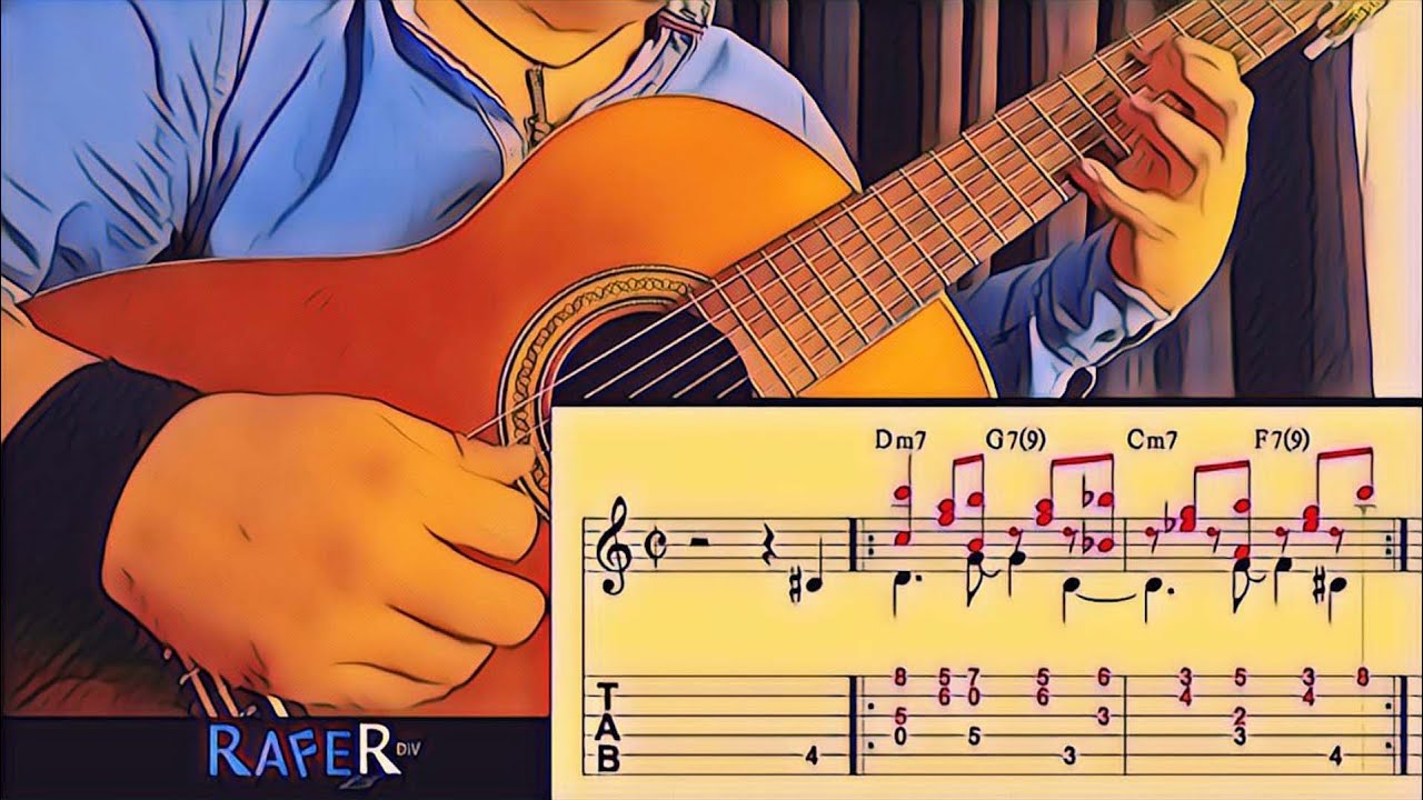 MONTUNO EN GUITARRA 2 tutorial