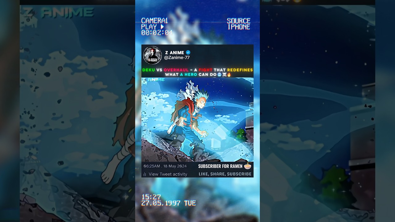 Deku's Unbreakable Hope Vs Overhaul's Despair 🥶🔥 #myheroacademia #mha #deku #anime #animeedit