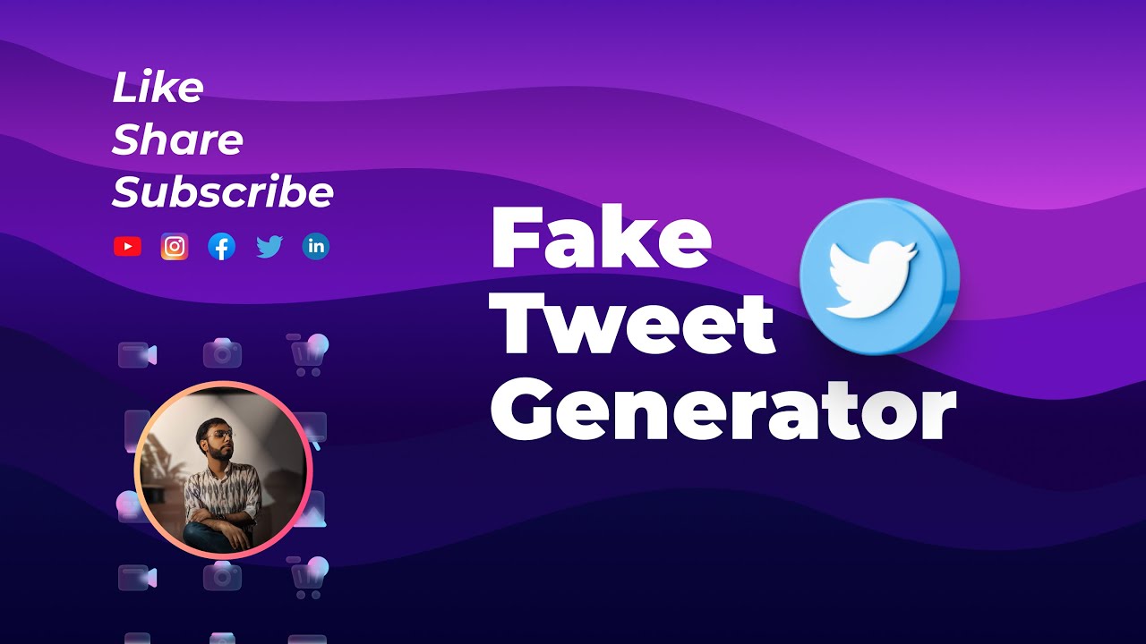 Fake tweet generator