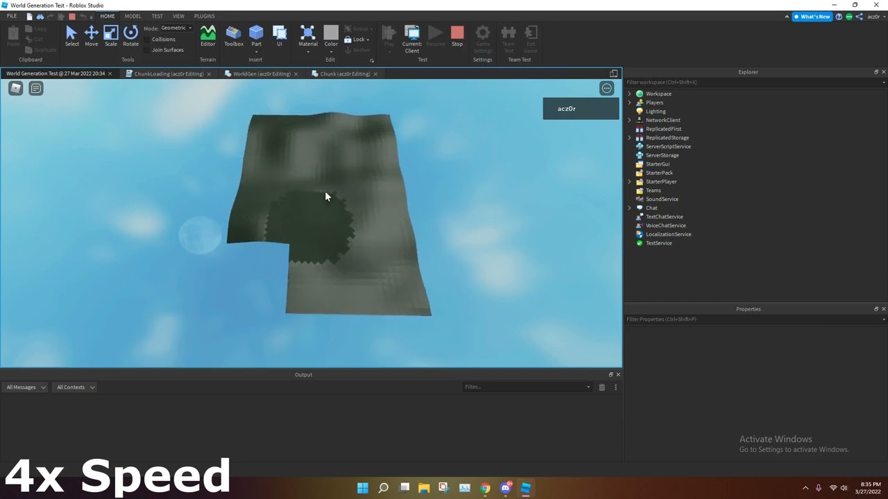 Perlin Noise Procedural Terrain Generation + Chunk Loading