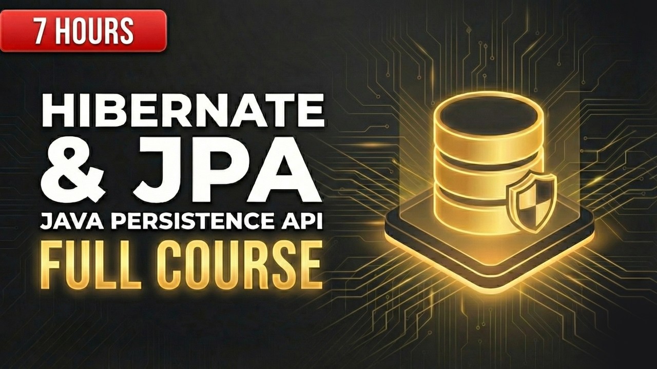 Hibernate & JPA Full Course | Master Java Persistence in 7 Hours (2026)