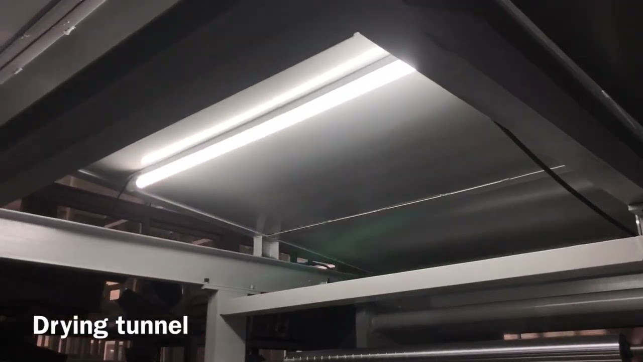 Solvent-Based Laminating Machine Test Run | Flexible Packaging Lamination