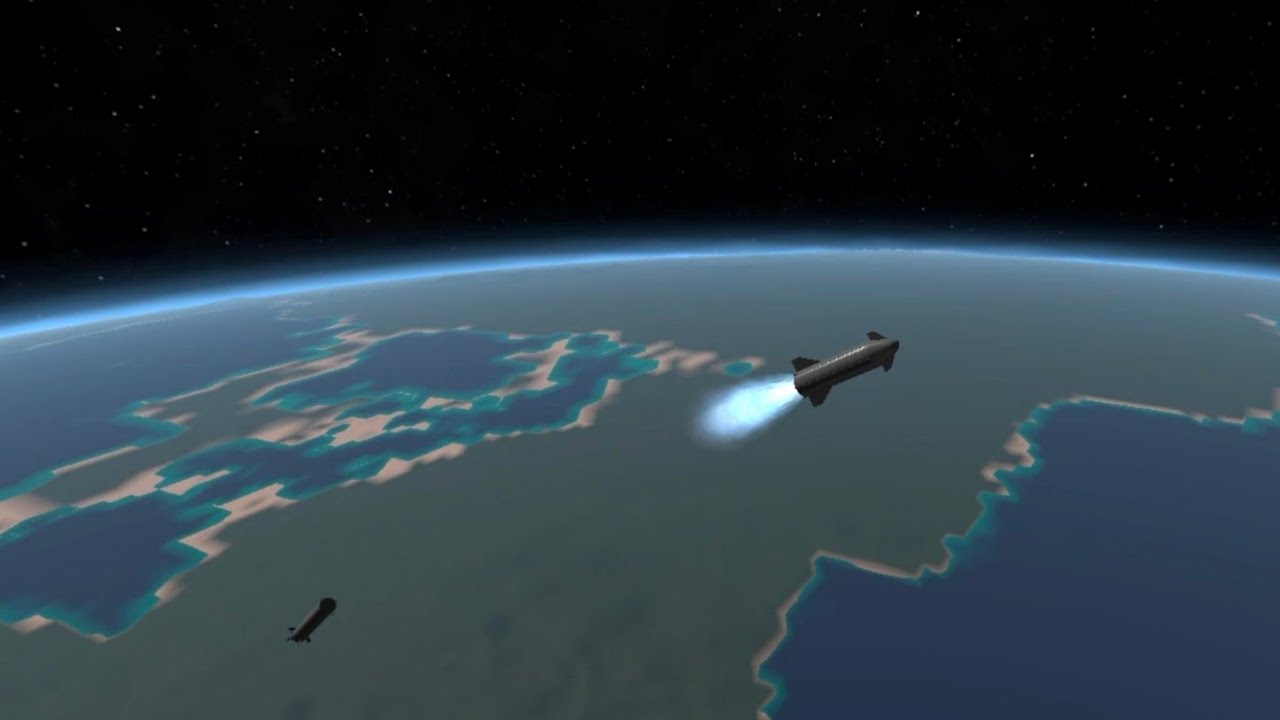 Starship fully auto Simplerockets 2