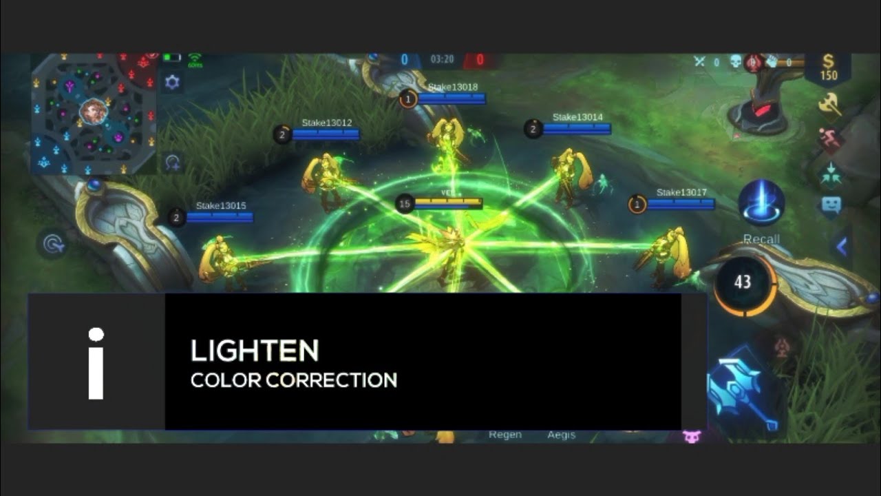 CC LIGHTEN | ALIGHT MOTION TUTORIAL | MOBILE LEGENDS