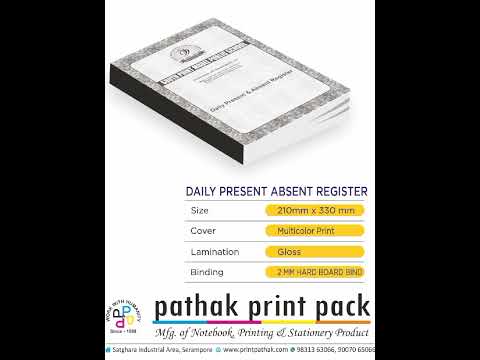 Attendance Register at Best Price in India