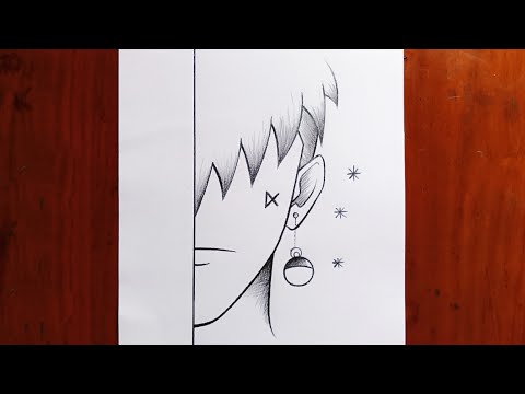 How To Draw Anime Boy Step By Step | Easy Anime Drawing | Easy Drawing For Beginners | Easy Drawing