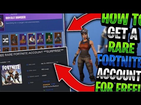 How to get free Fortnite accounts! (Read Description!)