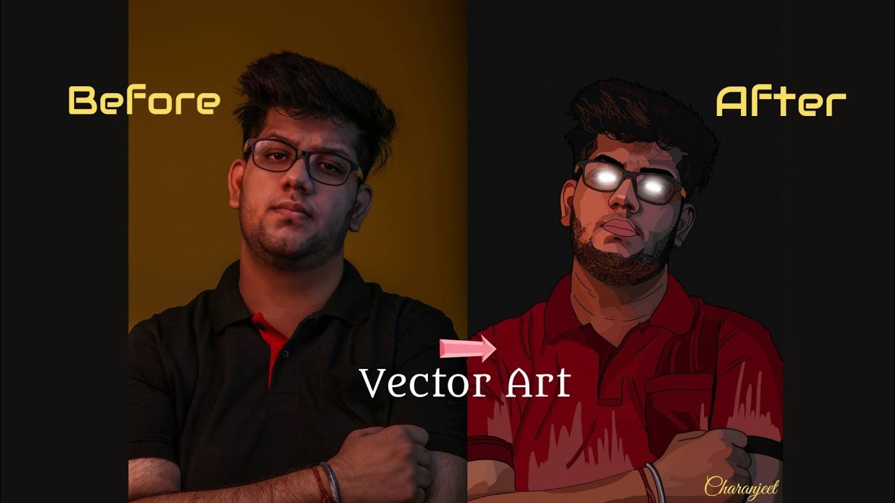 Vector Art Time lapse of 2 hour in 5 min ! 🎨