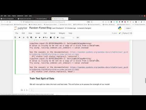 Random Forest in Python VIDEO | educational research techniques