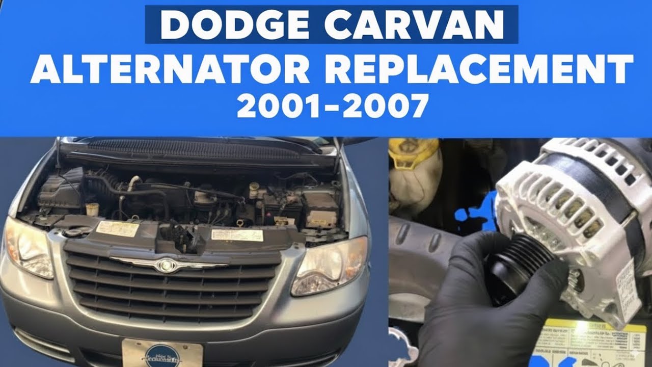 How To Replace The Alternator On A 2001-2007 Dodge Caravan/chrysler Town: A Step-By-Step Guide