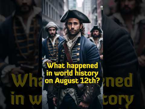 1 minute history. August 12th. What happened. #shorts
