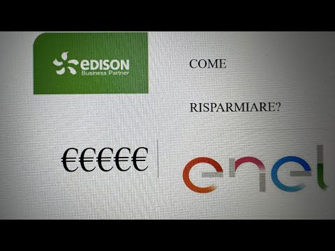 Confronto fra due bollette di corrente, Edison ed Enel