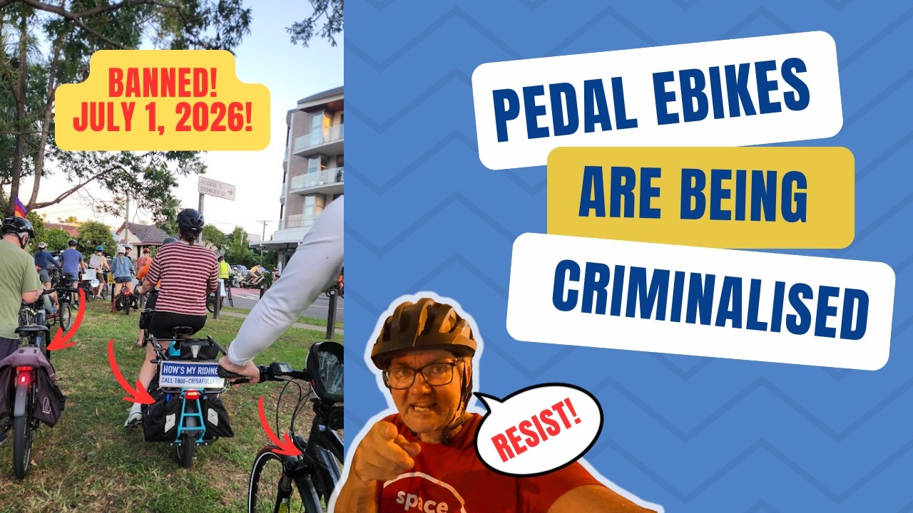 Legal E-bikes being banned in Queensland - your state is next!