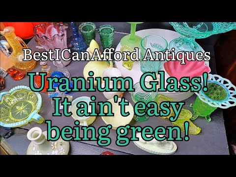 Different colors of uranium glass! Some cadmium and manganese for funsies! Weirdest antiques channel