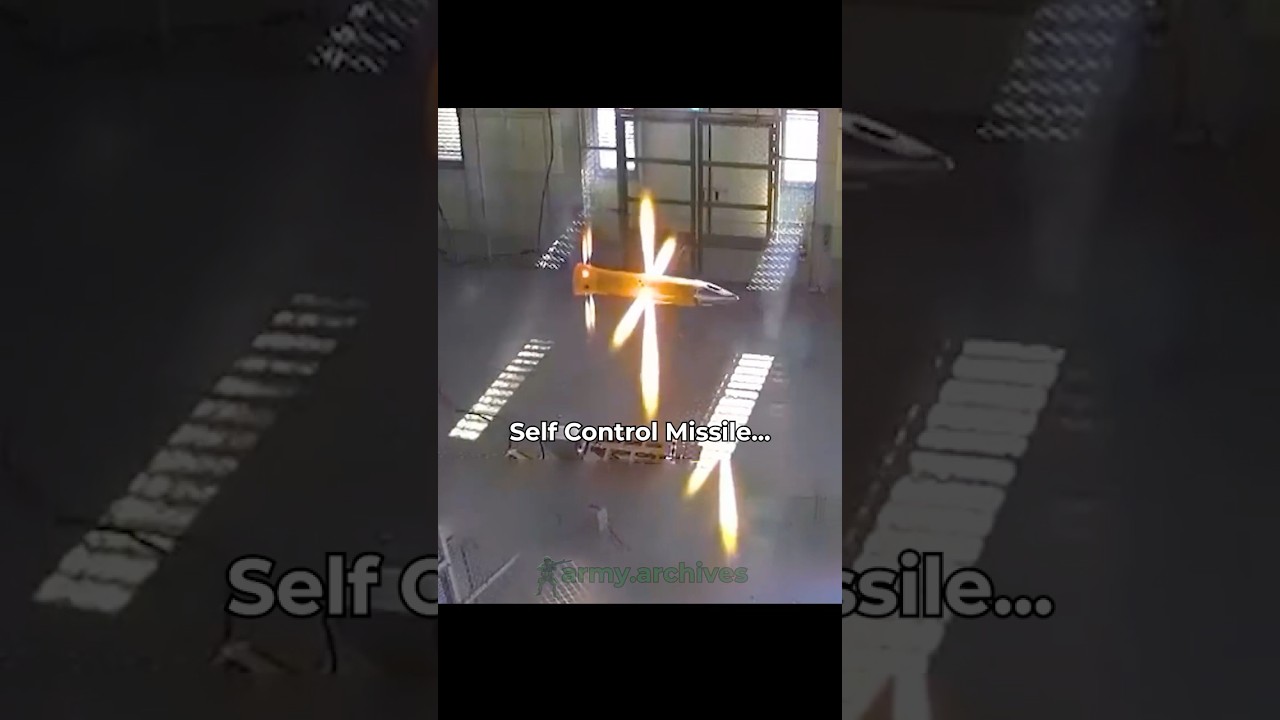 Military Self Controlled Missile Test