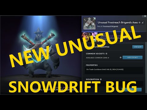 Steam Community :: Video :: New Unusual Effect - New Snowdrift Bug Dota 2