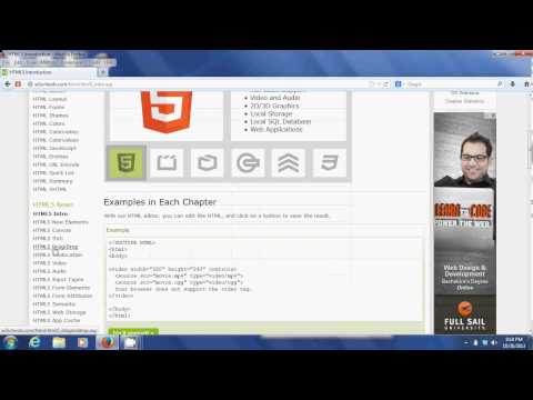 Learn HTML with W3Schools