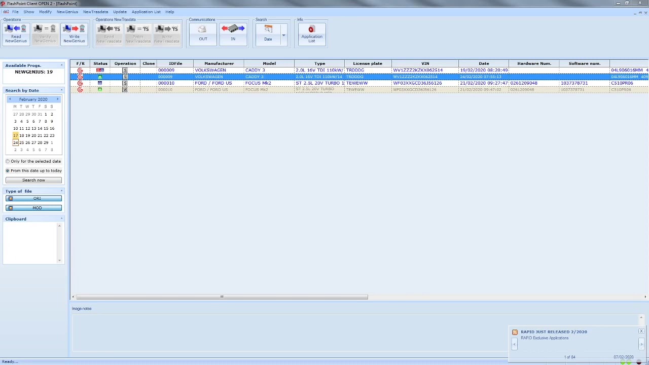 How to export a log file