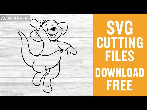 Disney Roo Outline Svg Free Cut File for Cricut