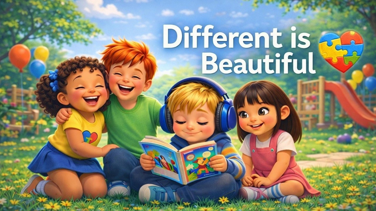 Different Is Beautiful 💙 | A Sweet Story About Being Unique | Autism Awareness Day