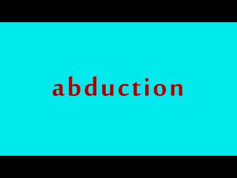 How to Pronounce Abduction