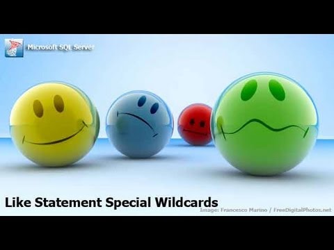 SQL - The Like Statement Wildcards & Searching For Symbols