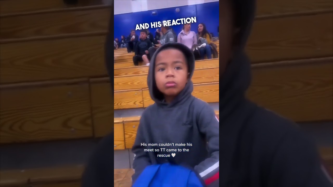 His aunt came to the rescue 👏❤️