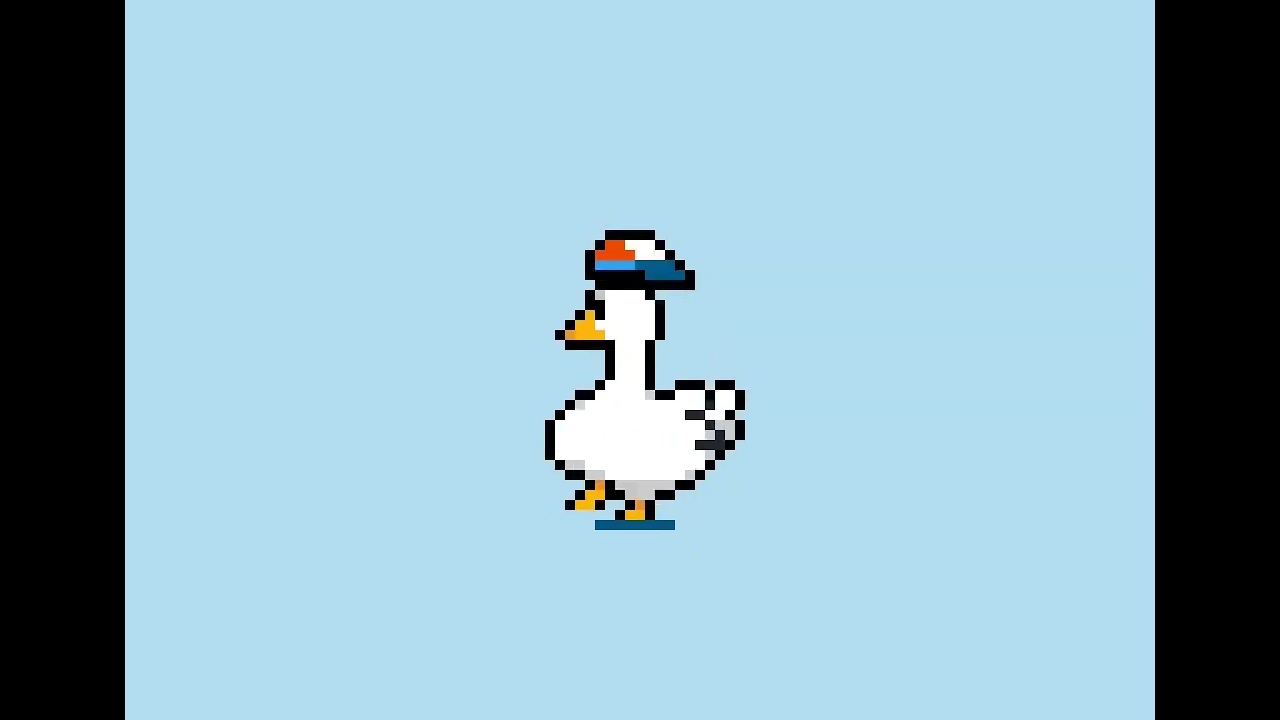 Dancing Duck Pixelated