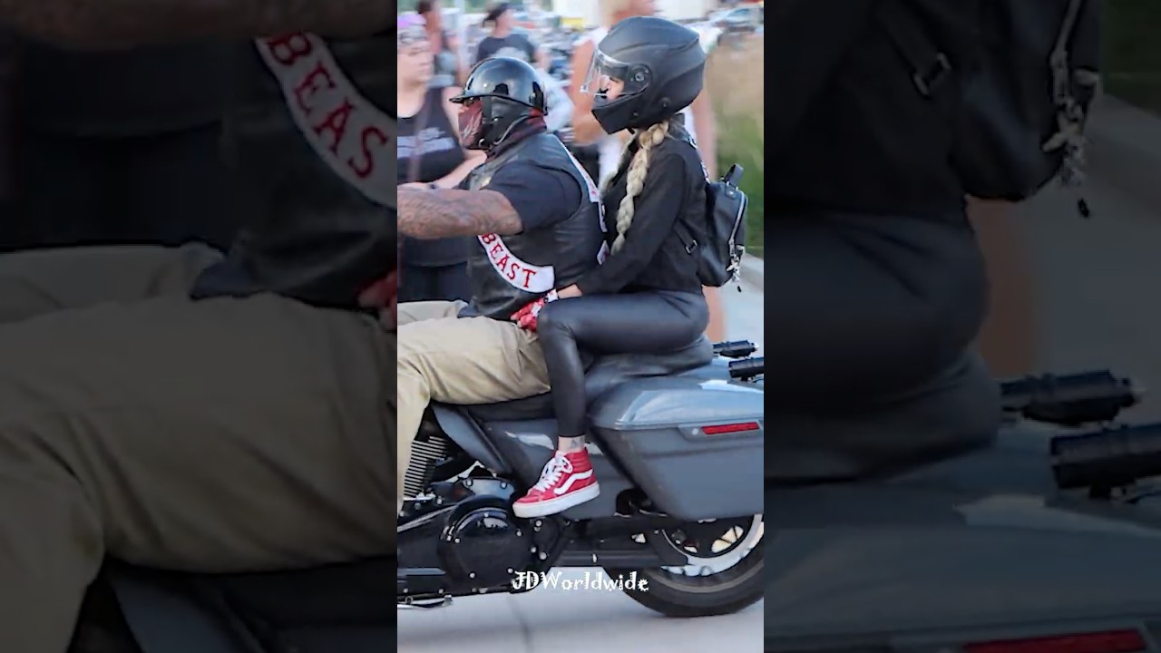 Hells Angels rolling into Sturgis! #shorts #sturgis